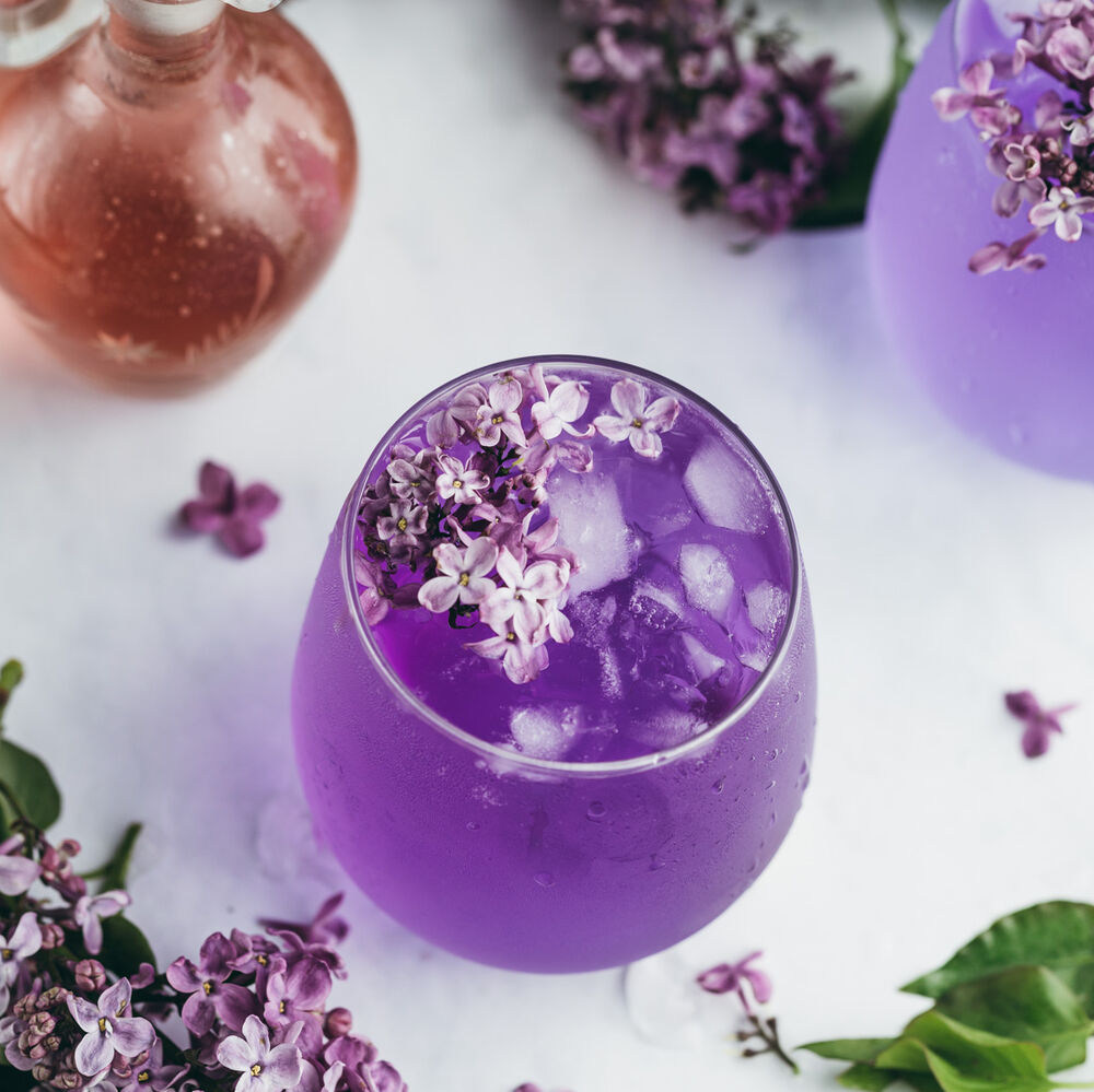 Lilac Gin and Tonic Recipe | The Feedfeed