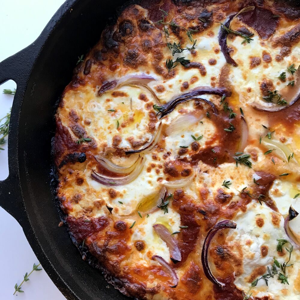 Crispy Pan Pizza Recipe | The Feedfeed