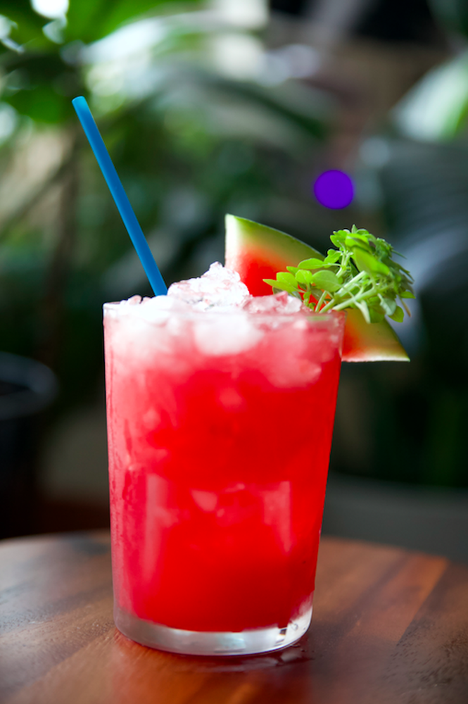 Watermelon Hibiscus Whiskey Smash Recipe | The Feedfeed