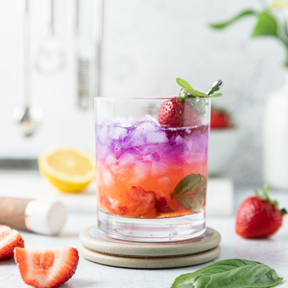 Strawberry Basil and Lemon Smash Recipe | The Feedfeed