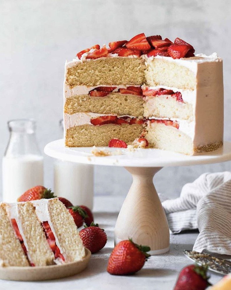Strawberry Shortcake Birthday Cake