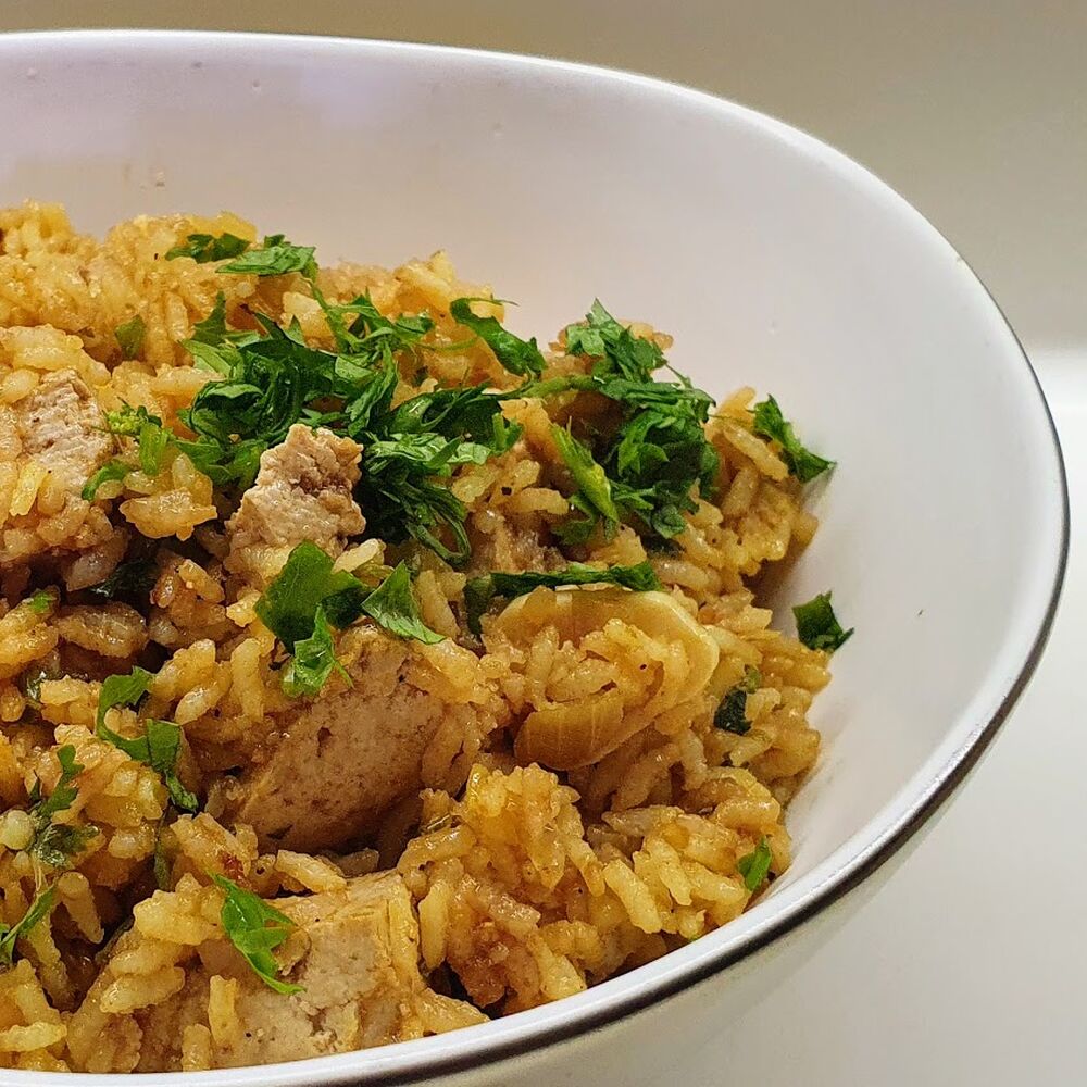 Marinated Tofu with Fried Rice Recipe | The Feedfeed