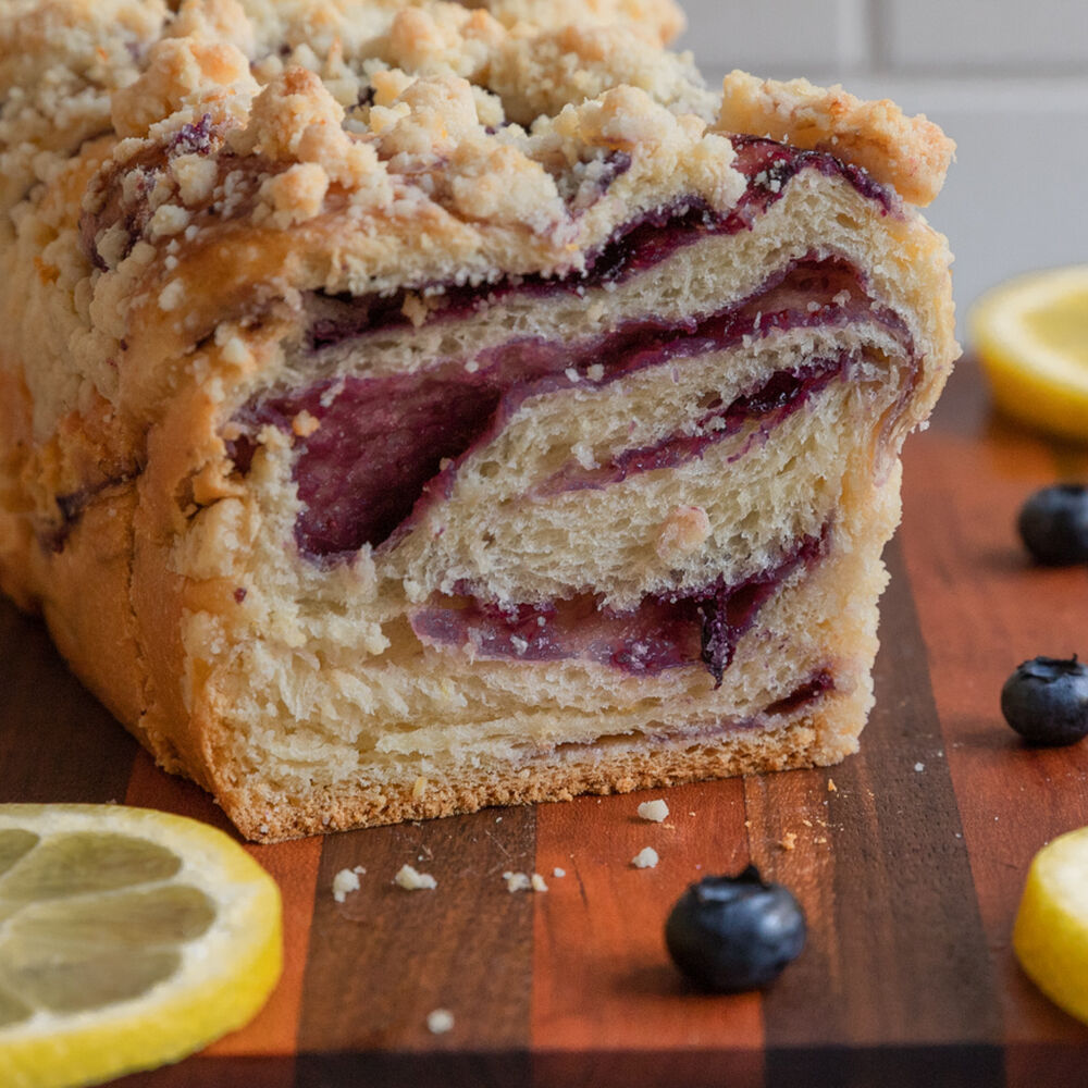Blueberry Lemon Babka Recipe | The Feedfeed