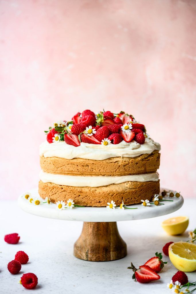Lemon Almond Layer Cake Recipe | The Feedfeed
