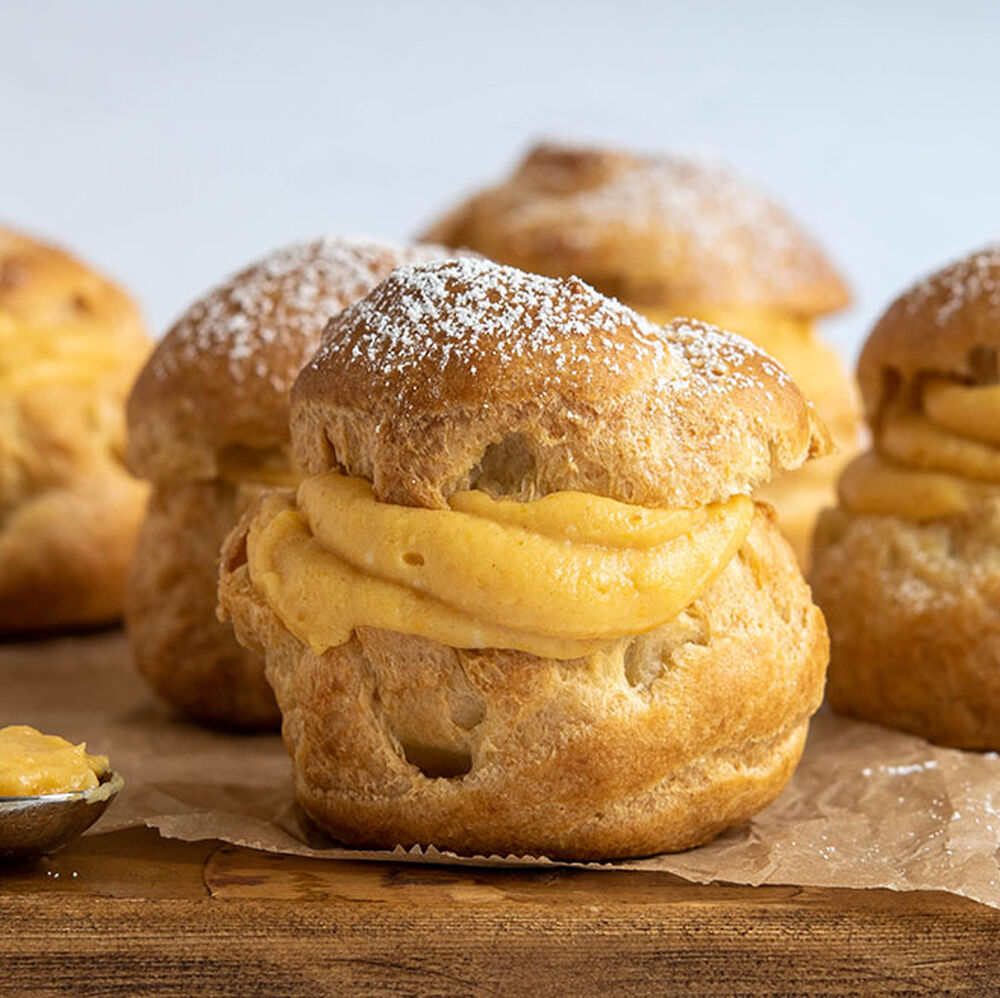Pumpkin Cream Puffs Recipe | The Feedfeed