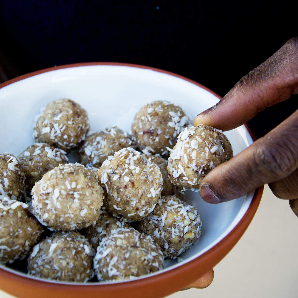 Baobab Protein Snacks with Coconut and Chia Seeds Recipe | The Feedfeed