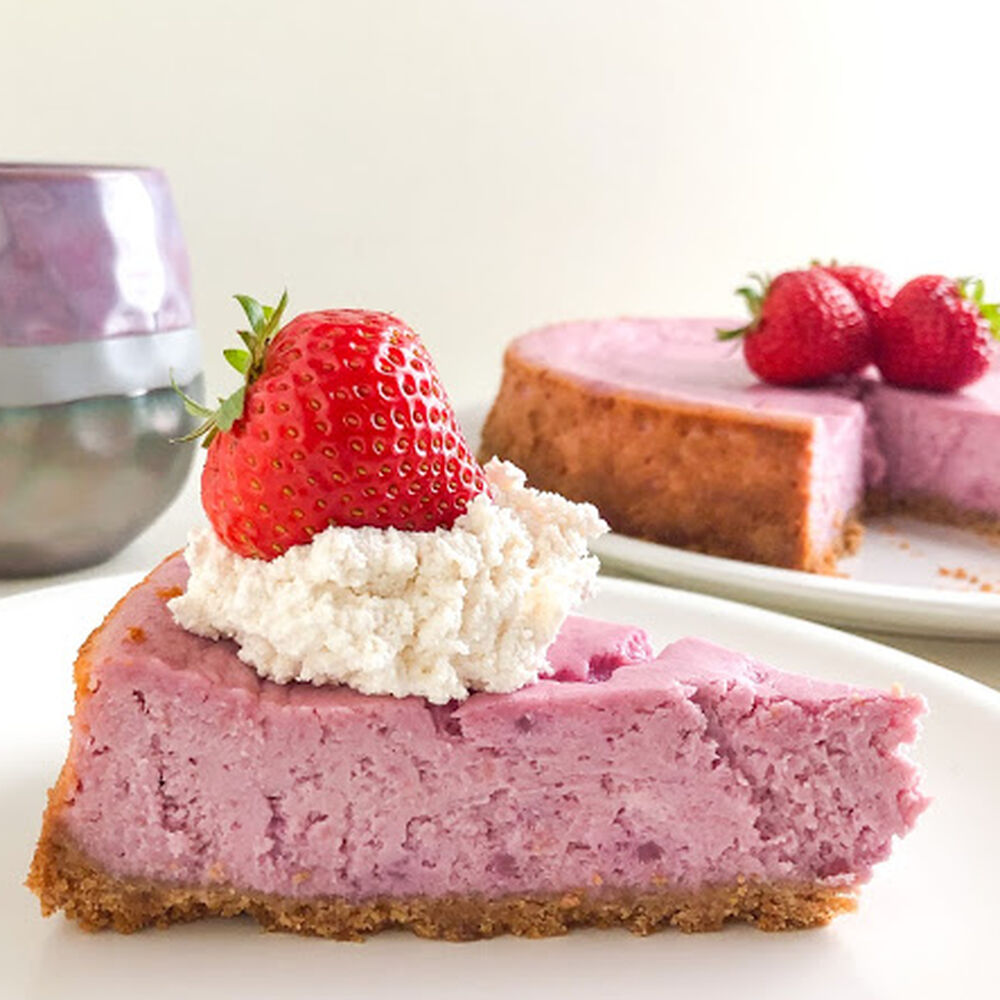 Purple Sweet Potato Cheesecake Recipe | The Feedfeed
