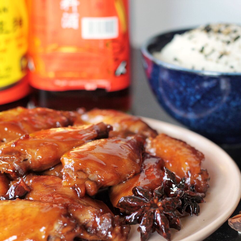 Sticky Braised Chinese Chicken Wings Recipe | The Feedfeed