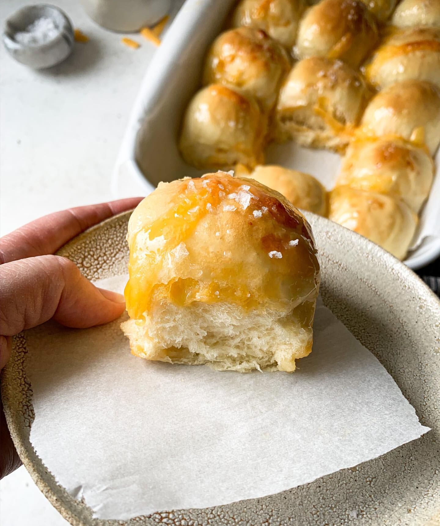 Cheesy Dinner Rolls Recipe | The Feedfeed