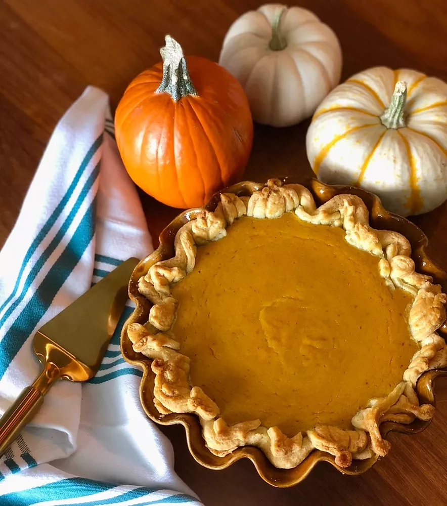 Fresh Roasted Pumpkin Pie Recipe | The Feedfeed