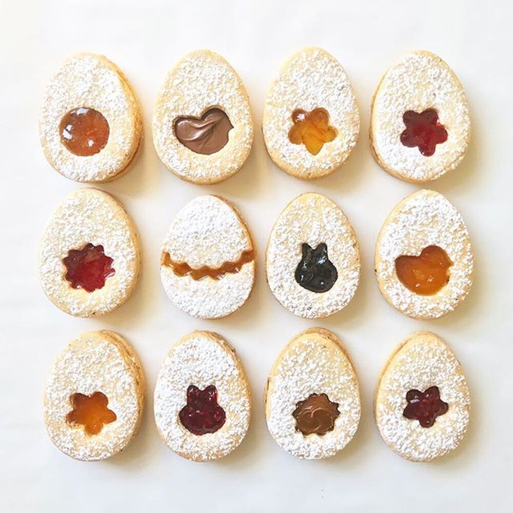 Easter Linzer Cookies Recipe | The Feedfeed