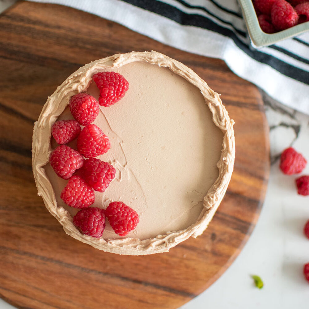 Layered Chocolate Raspberry Cake Recipe | The Feedfeed