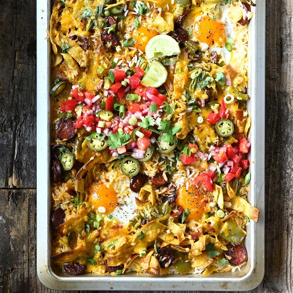 Rice Bake with Chorizo and Eggs Recipe | The Feedfeed