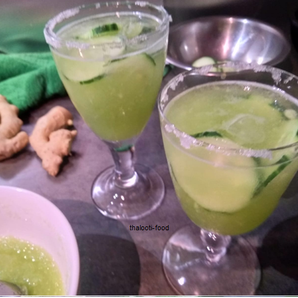 How to make cucumber galia melon water drink Recipe | The Feedfeed