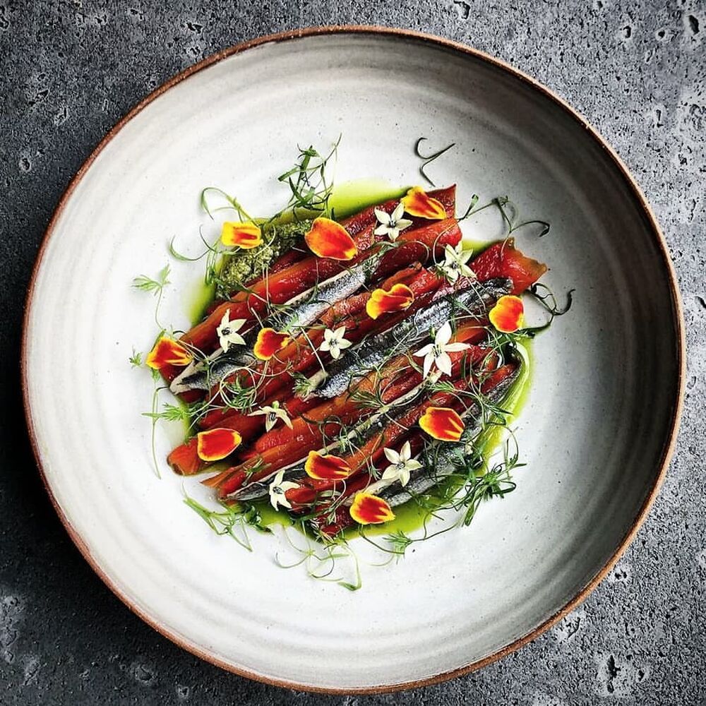 Anchovy on Pan Con Tomate with Salsa Verde Recipe | The Feedfeed