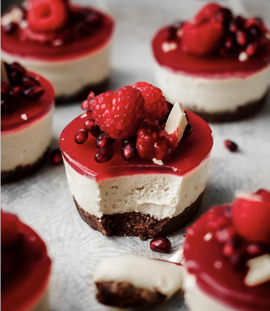 Vegan No Bake Mini Lemon Cheesecakes Recipe | The Feedfeed