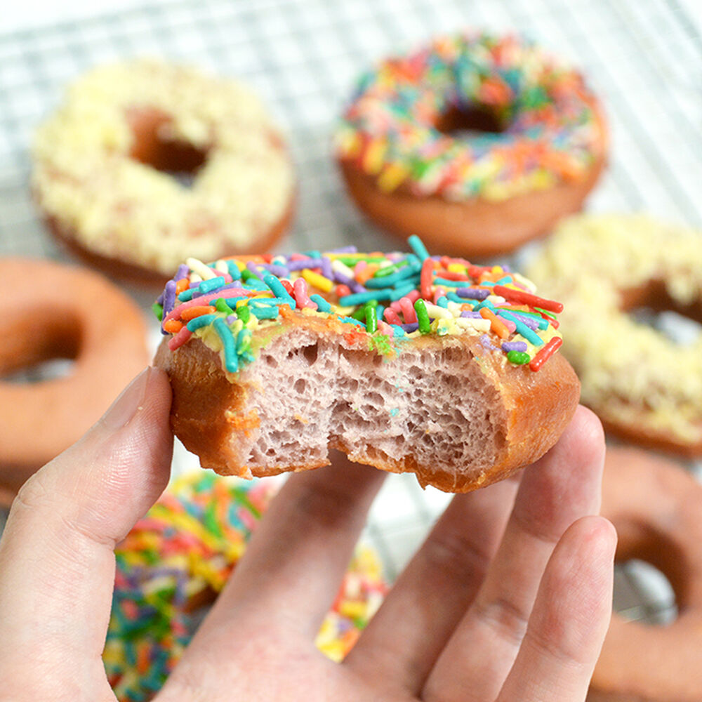 Purple Sweet Potato Doughnuts Recipe | The Feedfeed