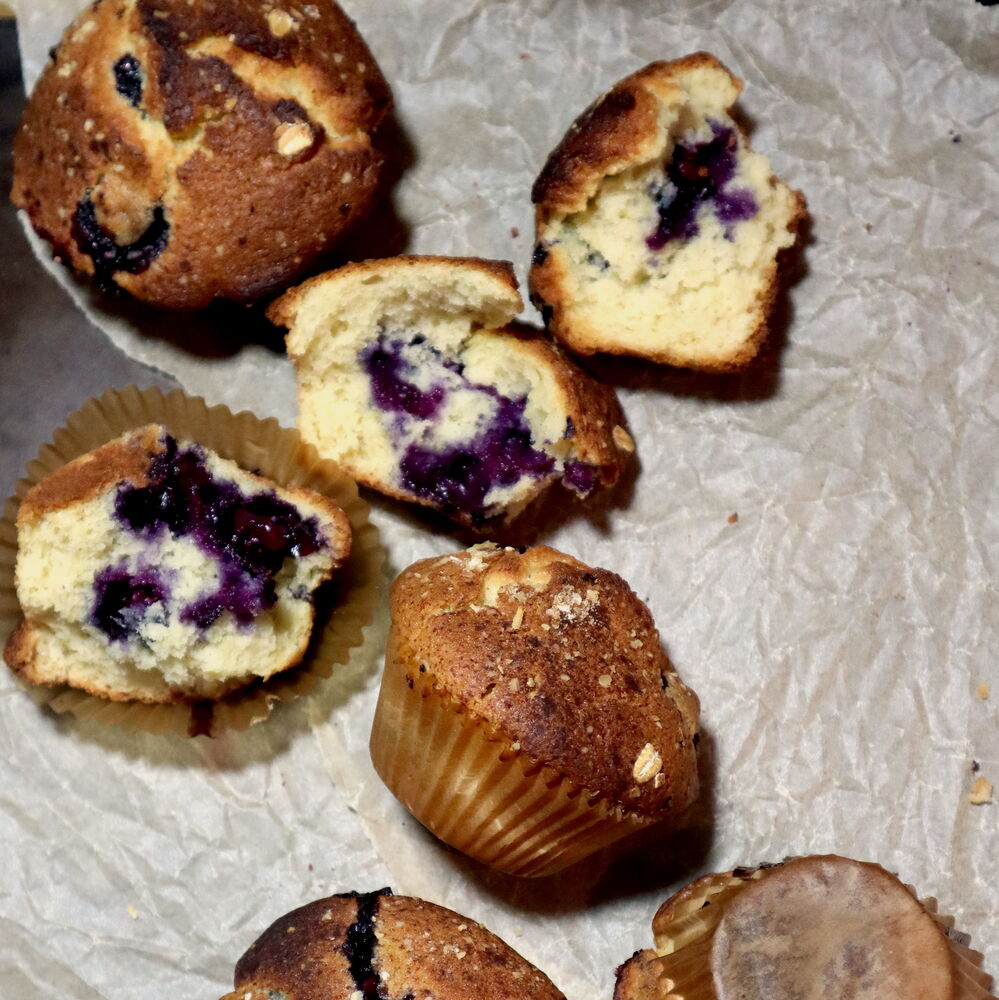 Bakery Style Blueberry Muffins Recipe | The Feedfeed
