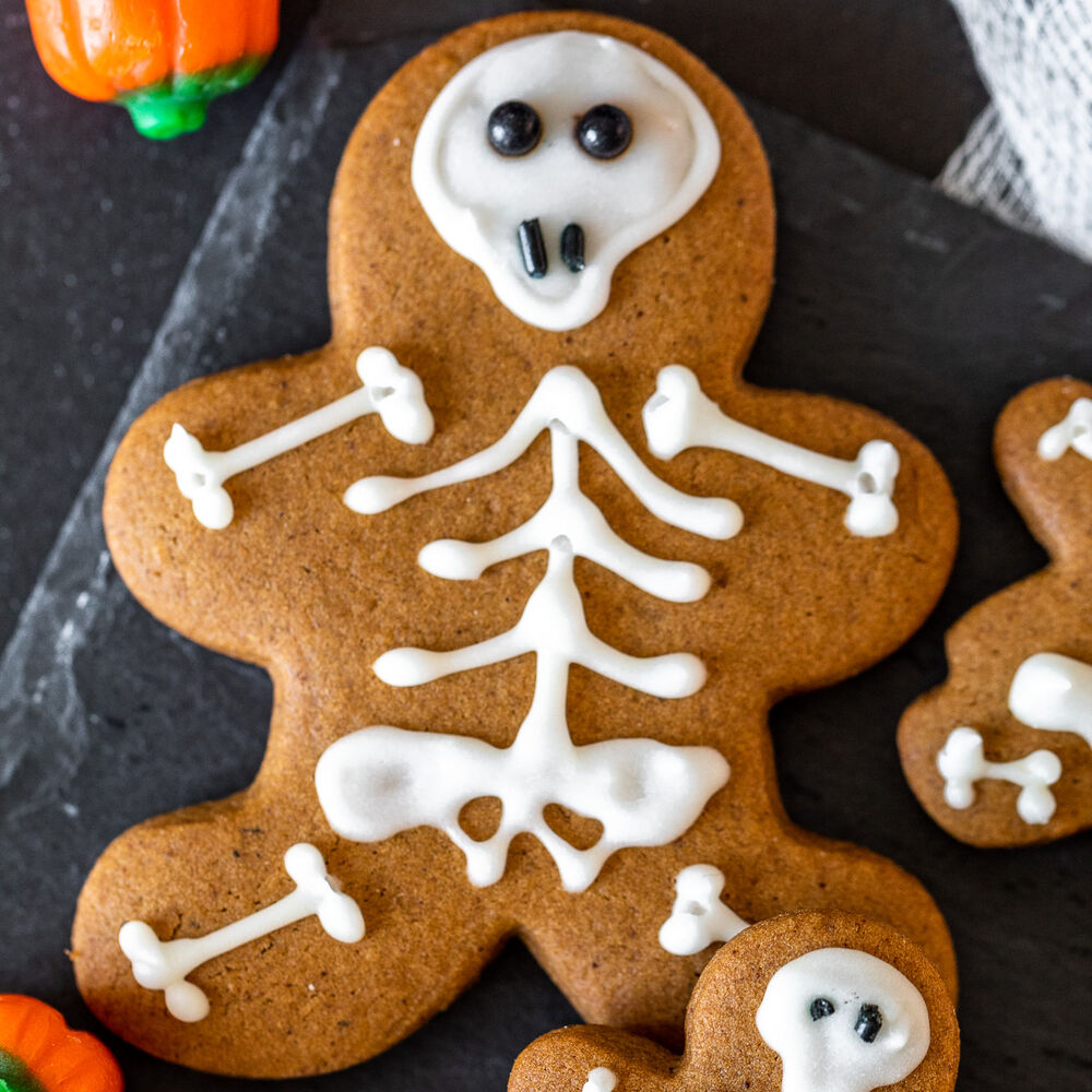 Gingerbread Skeleton Cookies Recipe | The Feedfeed