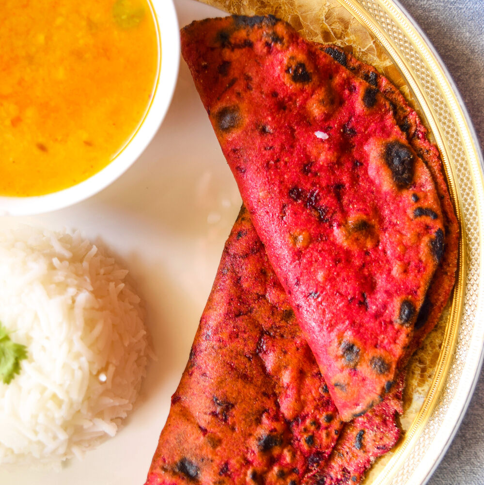 Beetroot & Wholewheat Chapati Recipe | The Feedfeed