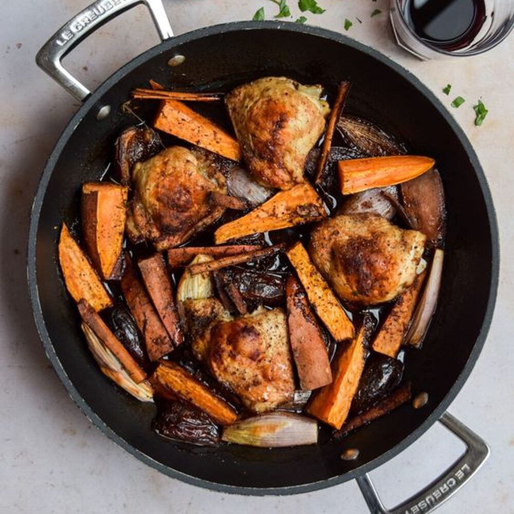 One Pan Sweet Israeli Chicken Recipe | The Feedfeed