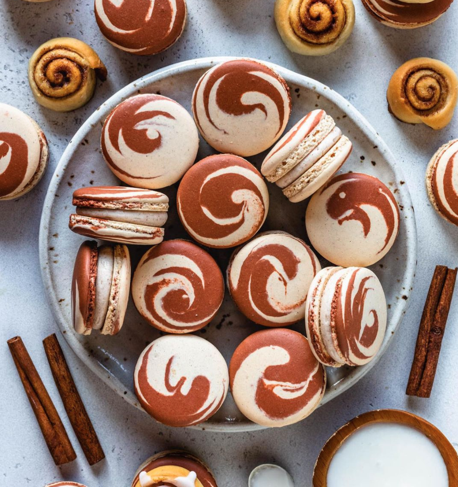 Cinnamon Swirl Macarons Recipe | The Feedfeed