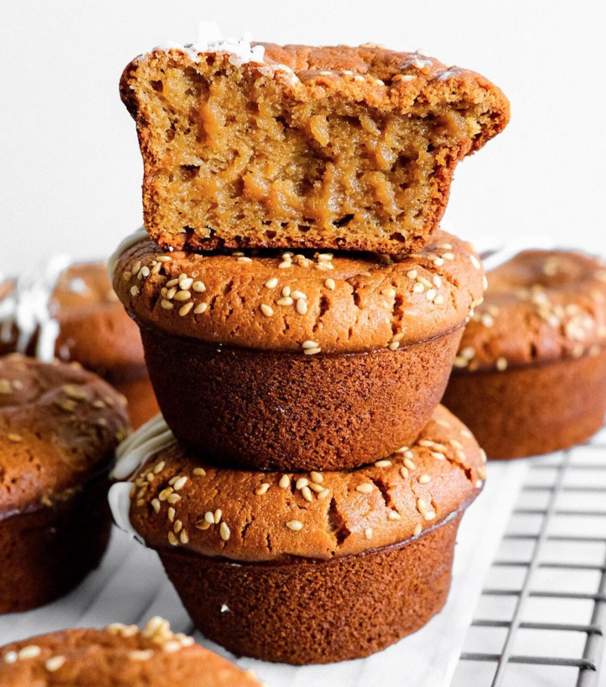 Tahini Miso Mochi Muffins Recipe | The Feedfeed