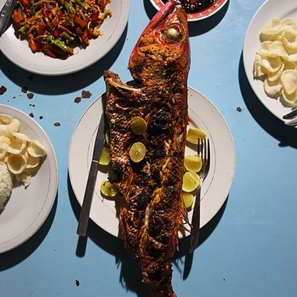 Maldivian grilled fish (Fihunu mas) Recipe | The Feedfeed