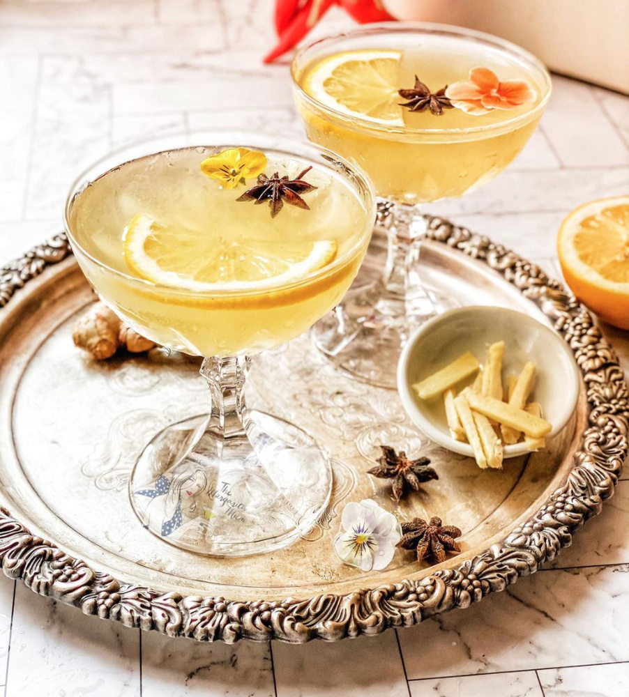 Spiced Lemon Martini Recipe | The Feedfeed