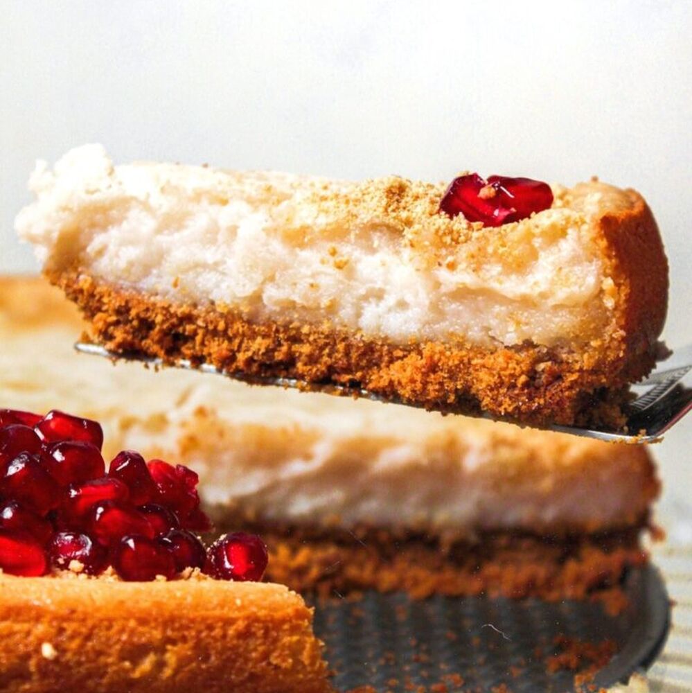 Vegan Vanilla Bourbon Cheesecake Recipe | The Feedfeed