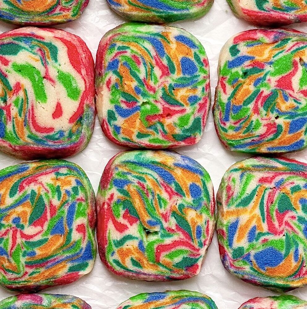 Marbled Shortbread Cookies Recipe | The Feedfeed