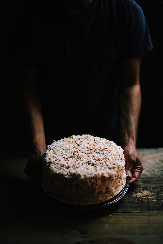 Cardamom & Toasted Coconut Layer Cake Recipe | The Feedfeed