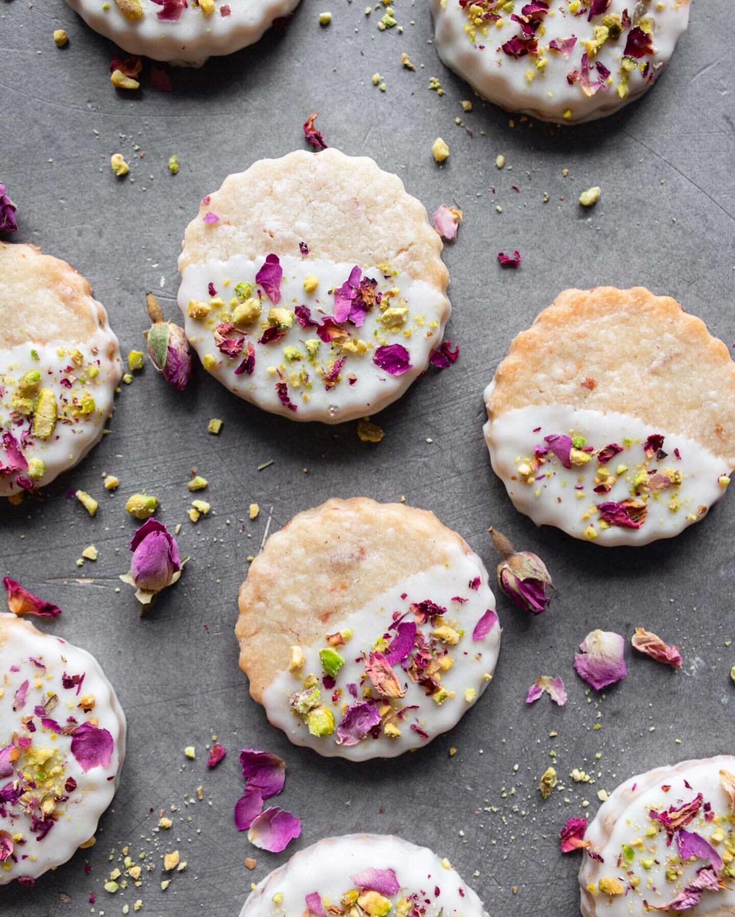 Rose Shortbread Cookies Recipe | The Feedfeed
