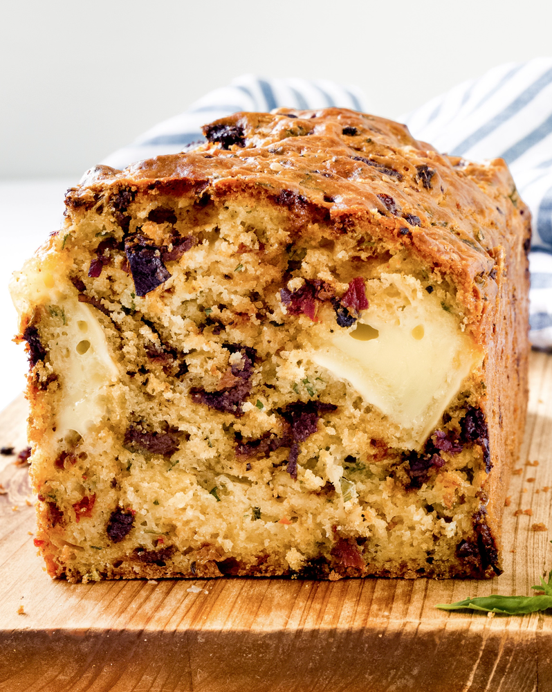 Balsamic-Glazed Bacon and Cheese Apéritif Cake Recipe | The Feedfeed