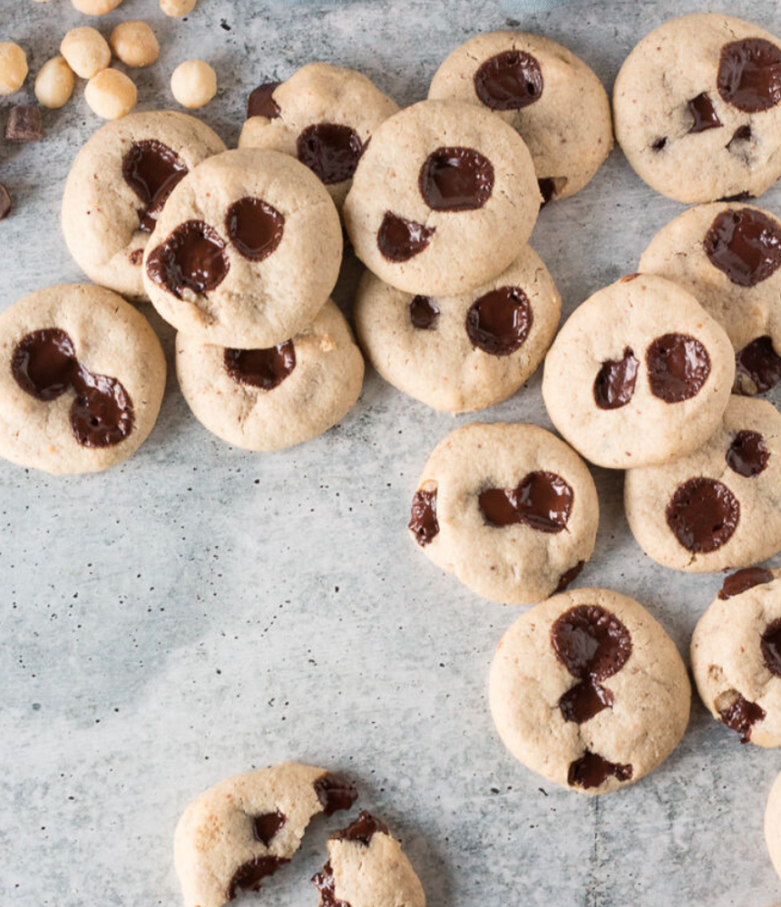 Tahini Chocolate Chip Macadamia Cookies Recipe | The Feedfeed