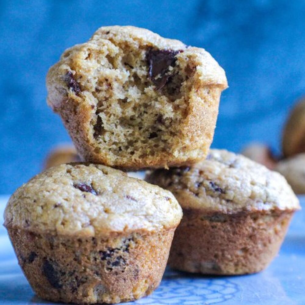 Super Moist Chocolate Chip Mini Muffins Recipe | The Feedfeed