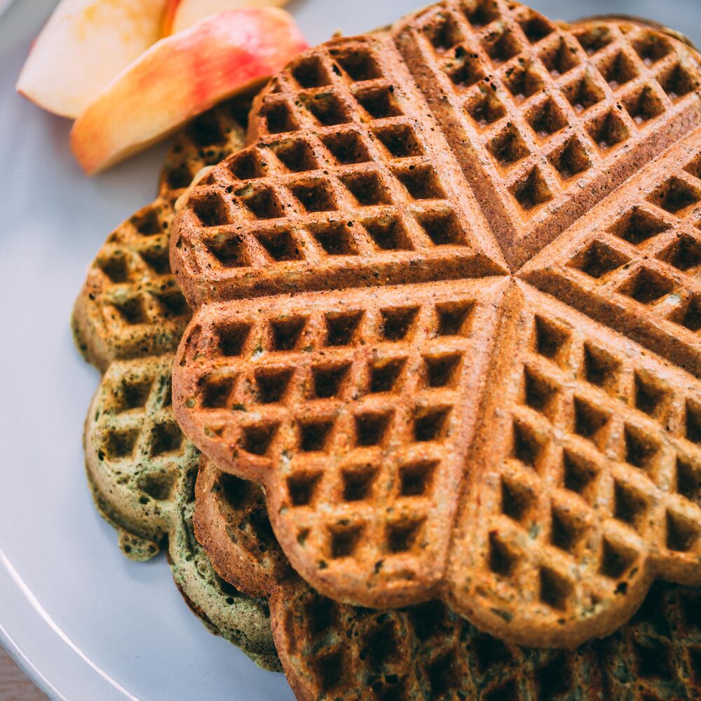 Green Smoothie Waffles Recipe | The Feedfeed