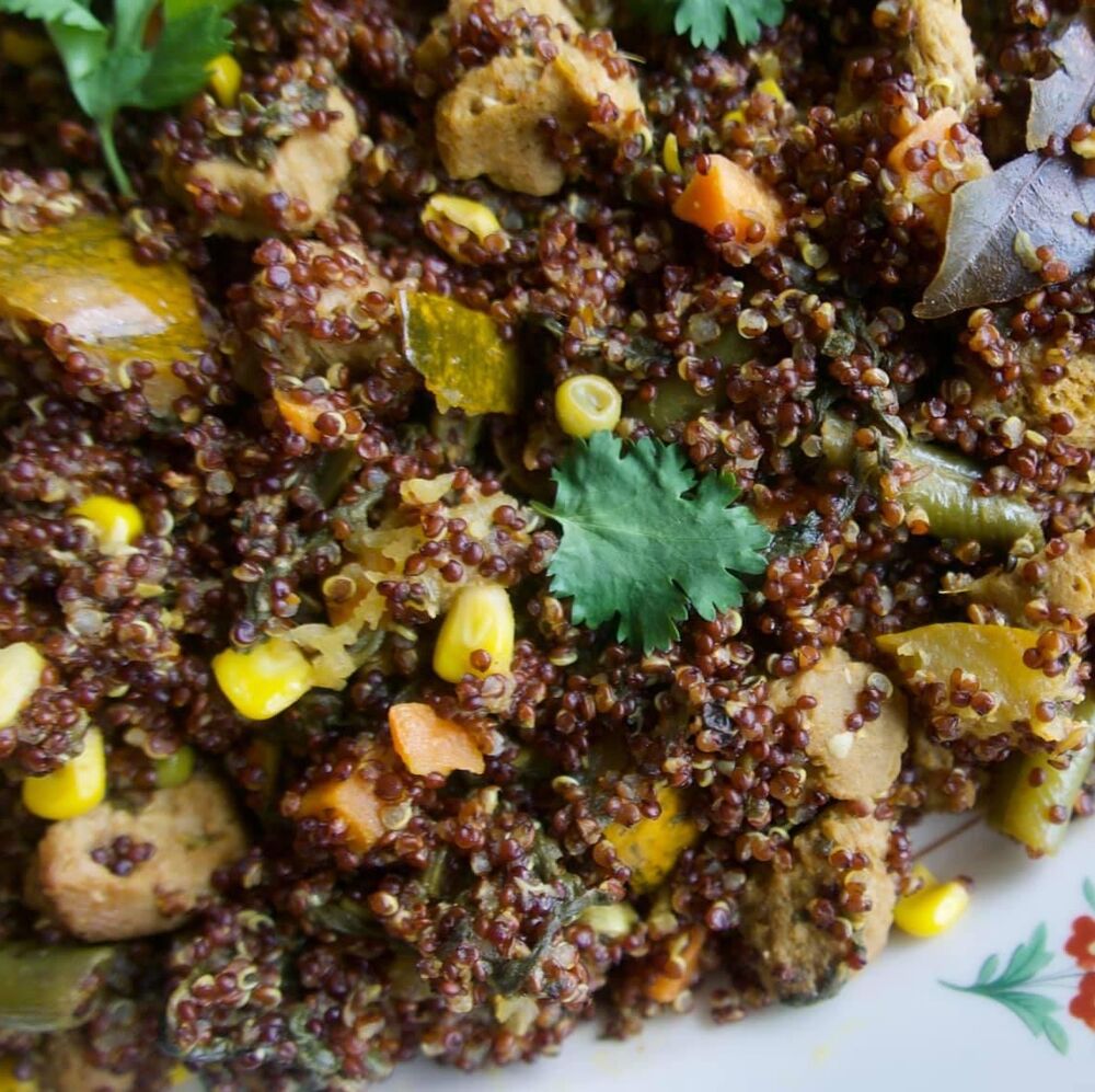 Red Quinoa Biryani by sarchakra | Quick & Easy Recipe | The Feedfeed
