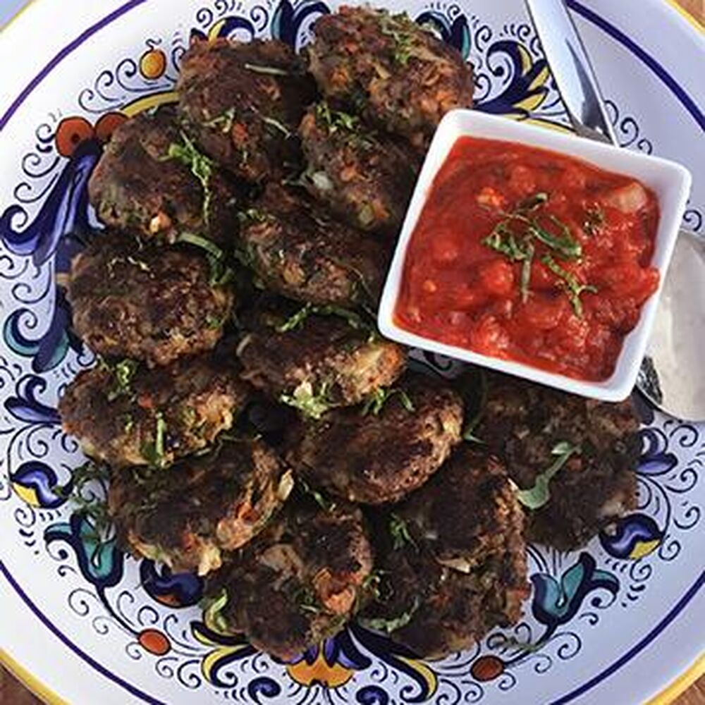 Wagyu Beef Breakfast Sausage and Zucchini Cakes Recipe | The Feedfeed