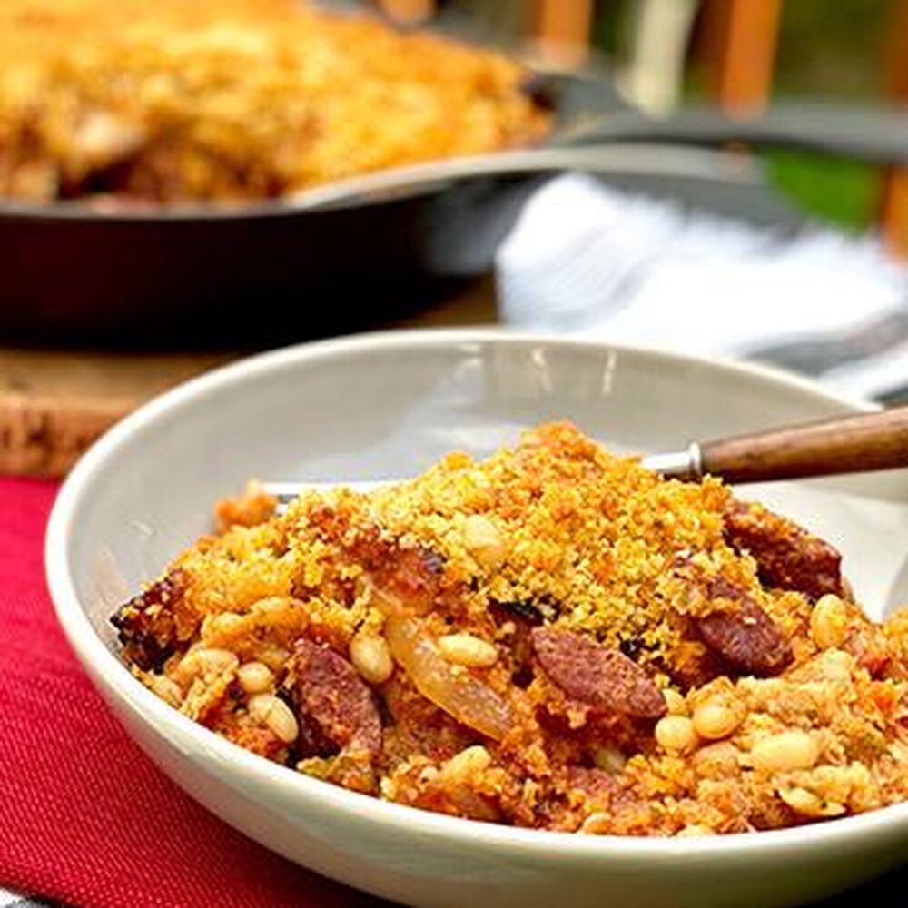 Fullblood Wagyu Smoked Kielbasa And Chicken Cassoulet Recipe | The Feedfeed