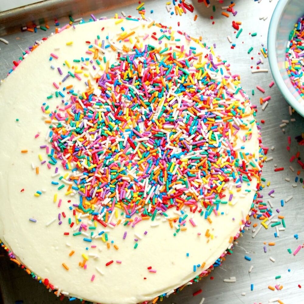 Sprinkle Cake Recipe | The Feedfeed