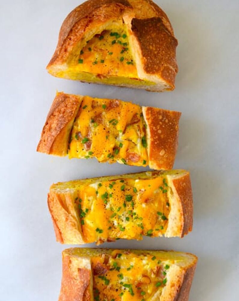 Baked Egg Boats Recipe | The Feedfeed