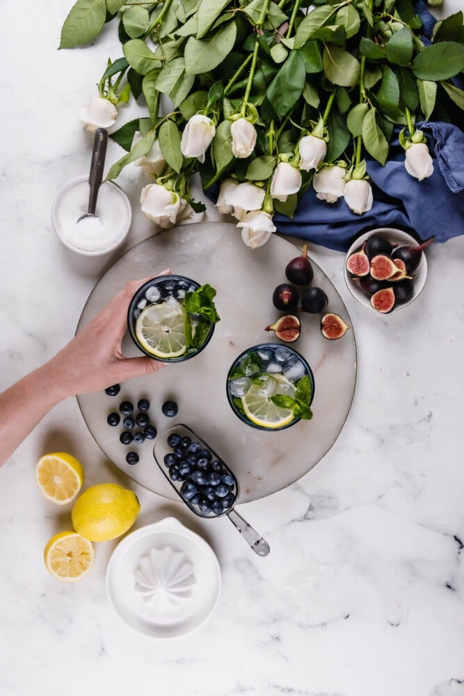 Zesty champagne mojito cocktail - baking-ginger Recipe | The Feedfeed
