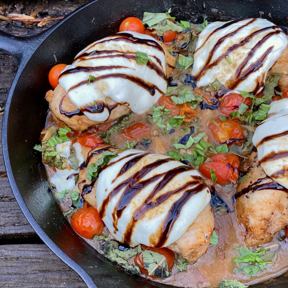 One pan caprese chicken Recipe | The Feedfeed