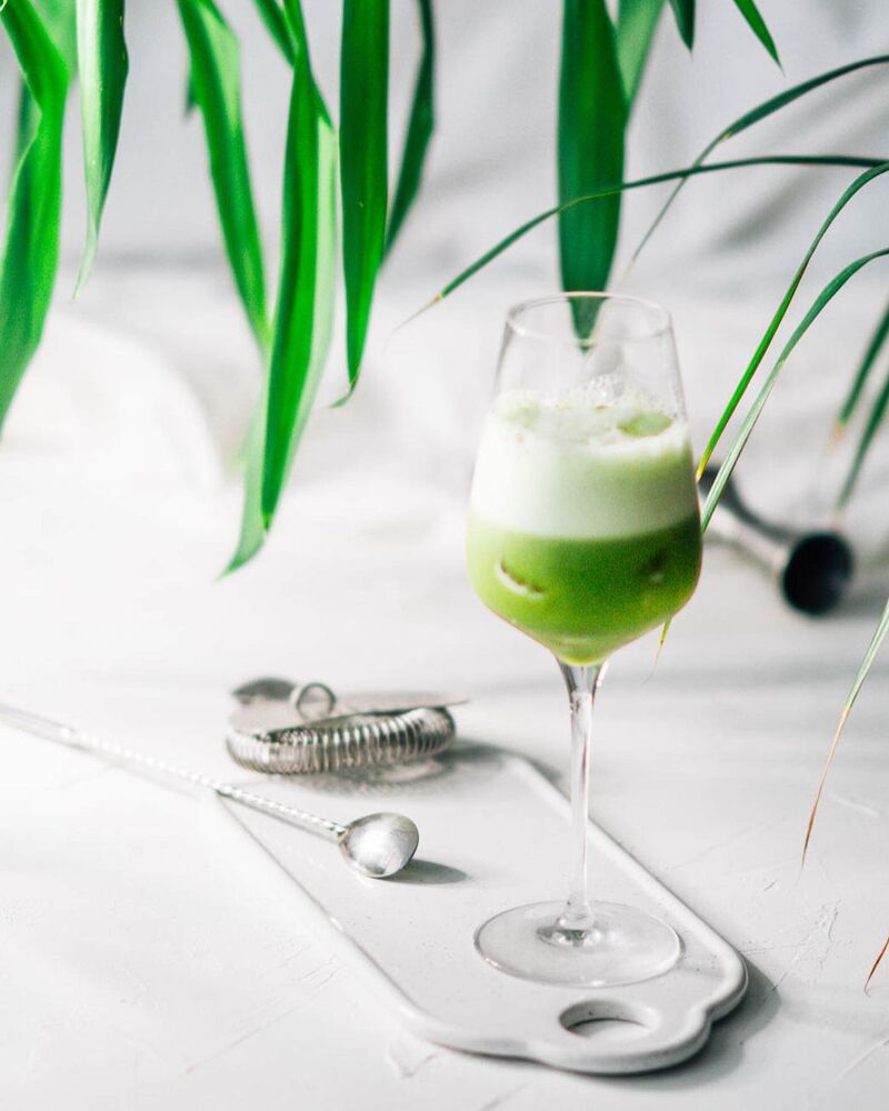 Matcha Tequila Fizz Recipe | The Feedfeed