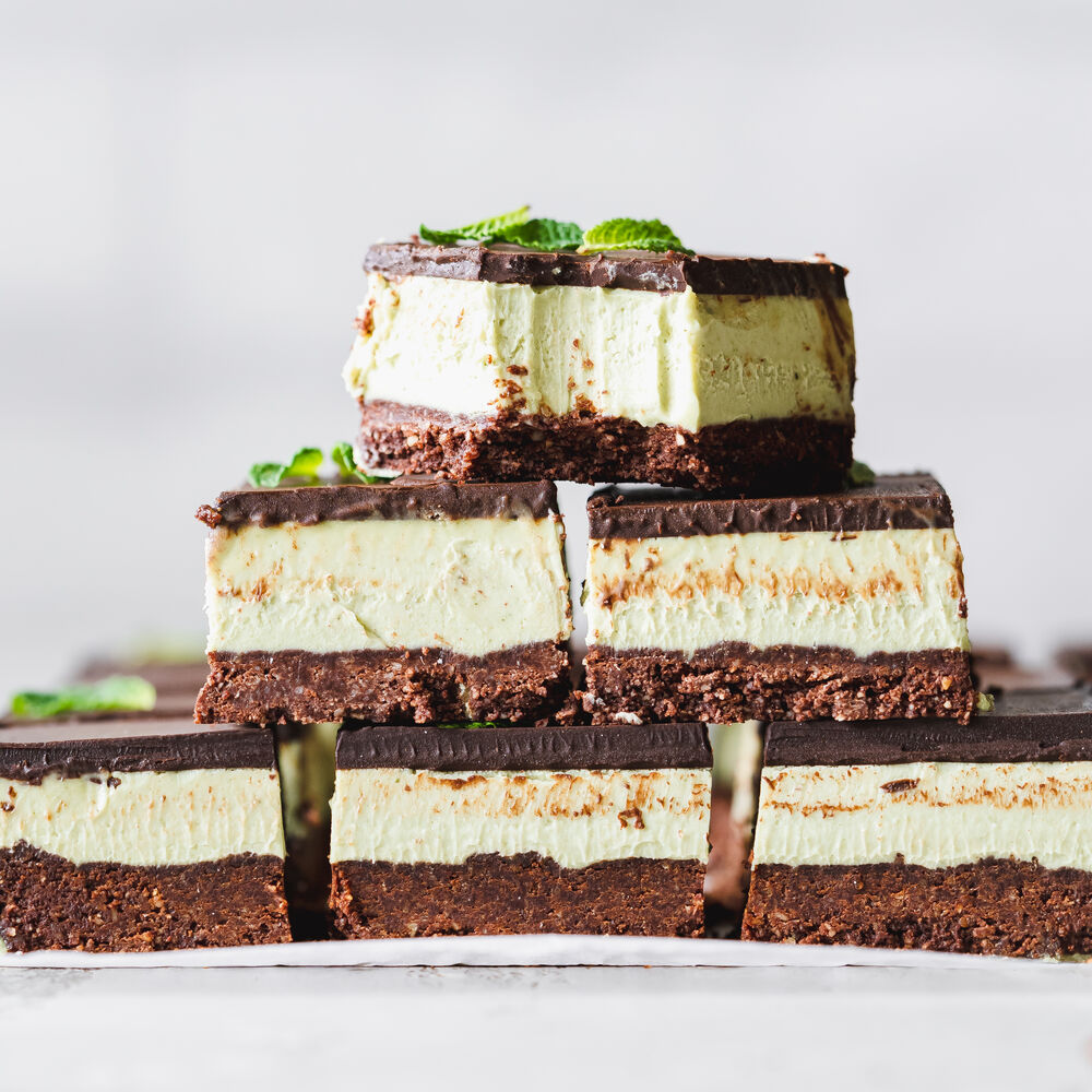 Vegan Chocolate Mint Slice Recipe | The Feedfeed