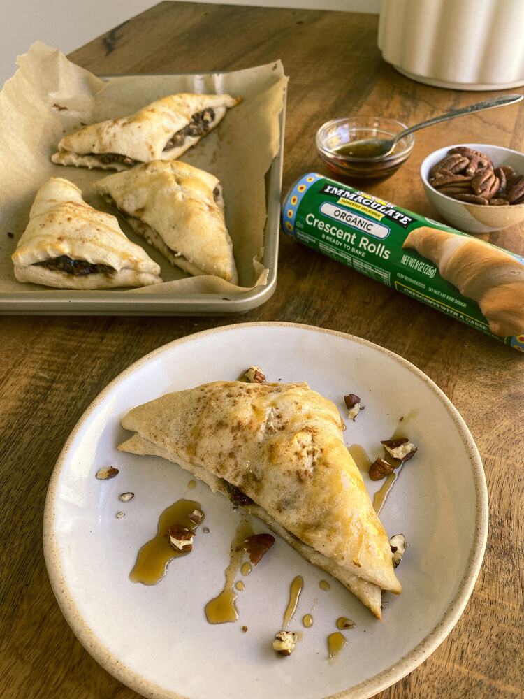 Pecan Date Croissants Recipe | The Feedfeed