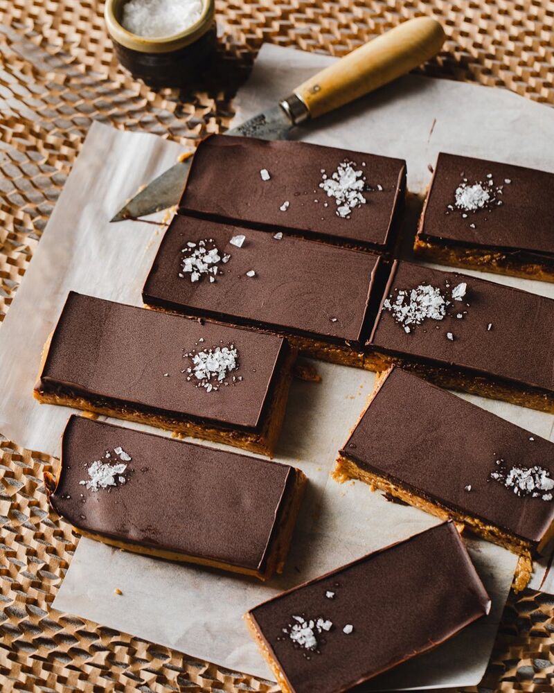Chocolate Covered Peanut Butter Bars Recipe | The Feedfeed