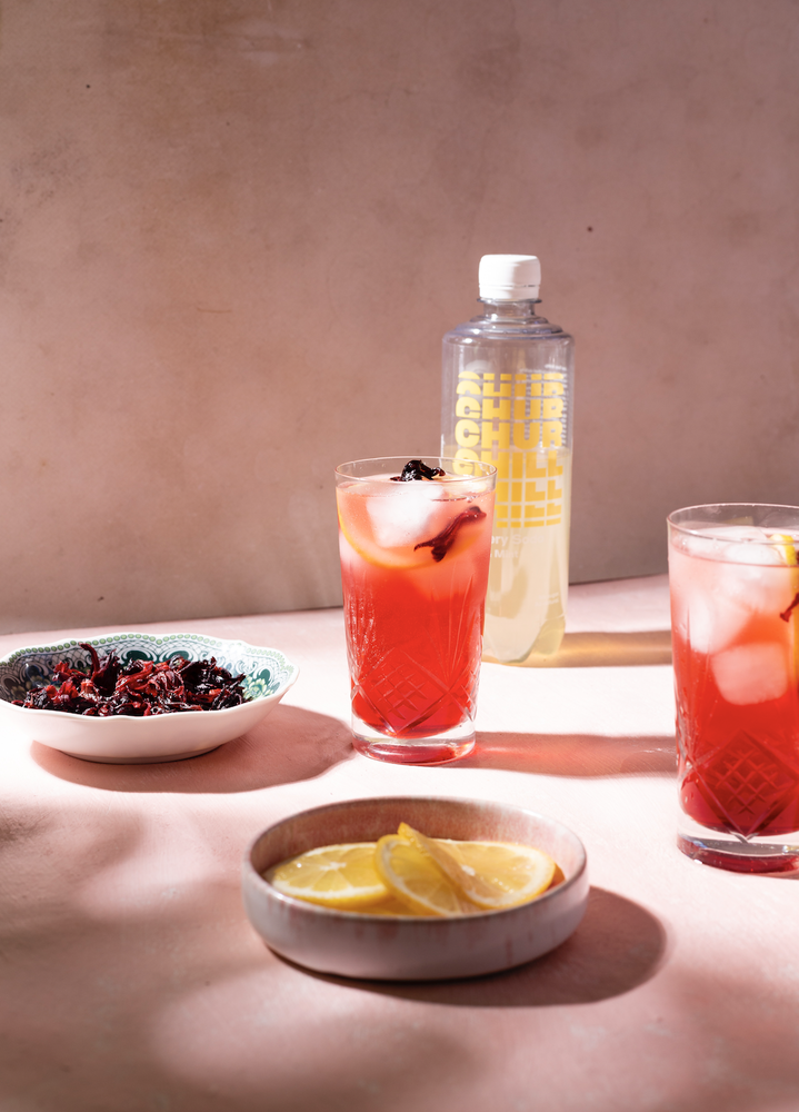 Hibiscus Gin & Lemon Soda Recipe | The Feedfeed