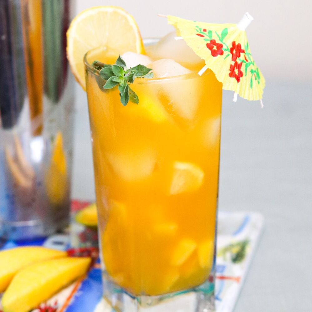 Mango gin punch - the foody bean Recipe | The Feedfeed
